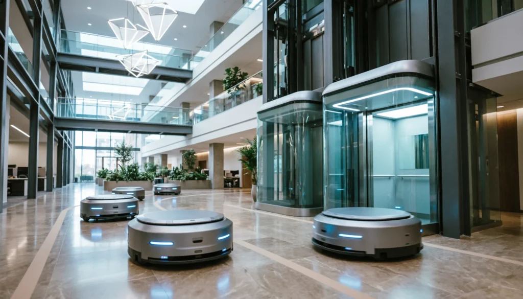 Seamless Multi-Floor Automation: Transport Robots Integrate